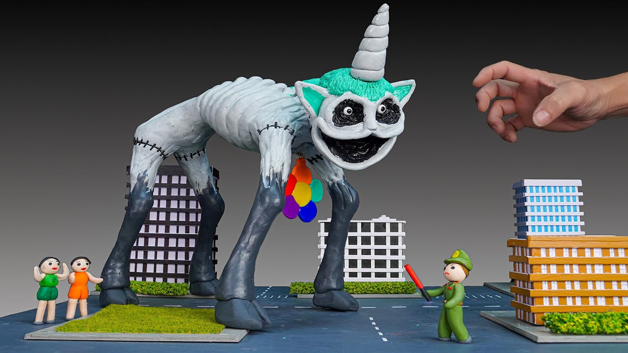 😱 Making Crazy CRAFTYCORN MONSTER Poppy Playtime Chapter 3 with clay ...