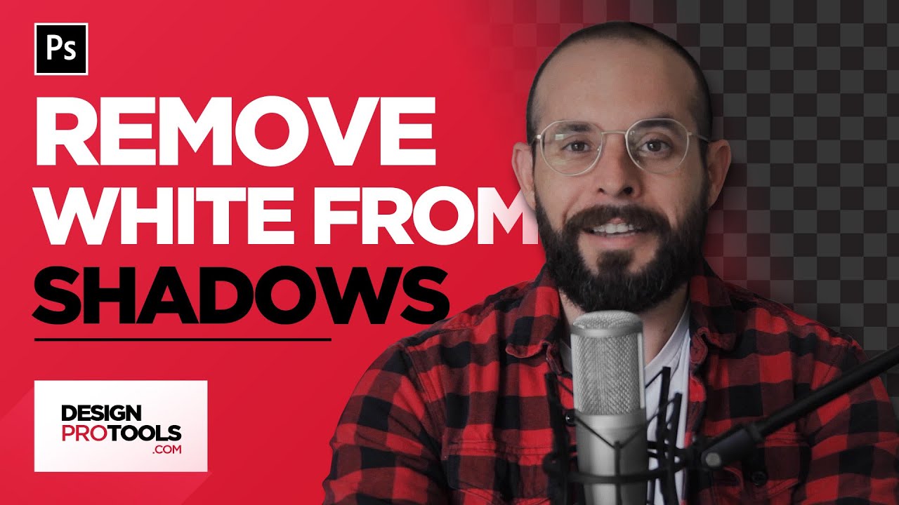 Photoshop - Remove White Background on Shadows - YouTube