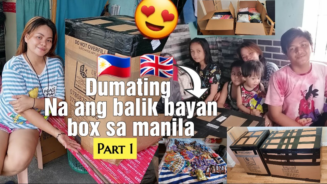 2 BALIK BAYAN BOX DUMATING NA SA PINAS! - MANILA (Part 1) - YouTube