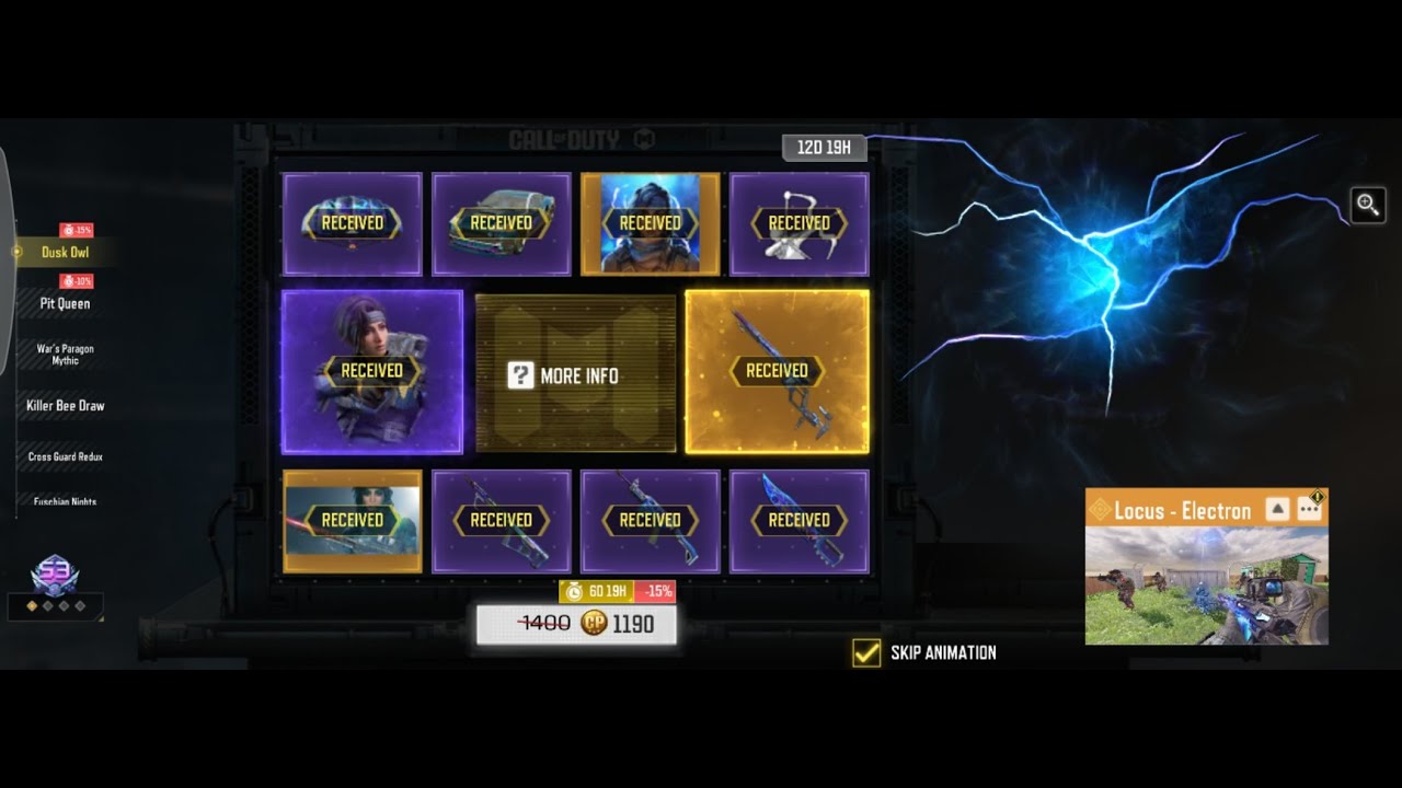 the LOCUS ELECTRON full draw!!! - YouTube