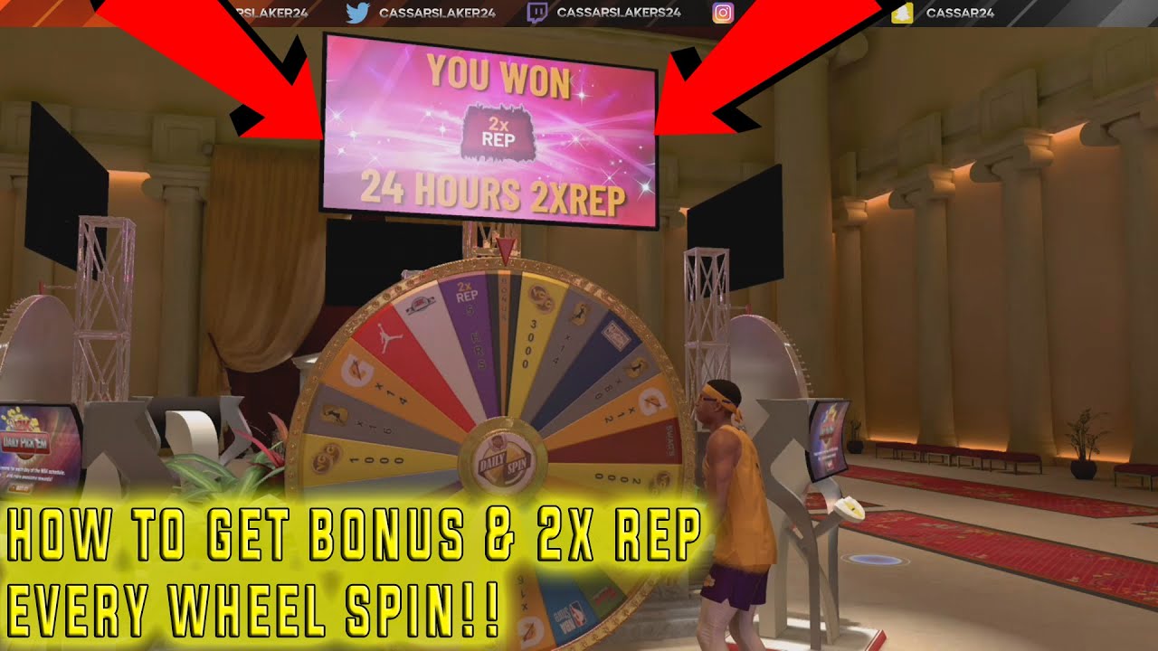 NBA 2K20 INSANE DOUBLE REP/BONUS WHEEL METHOD! HOW TO GET DOUBLE REP ...