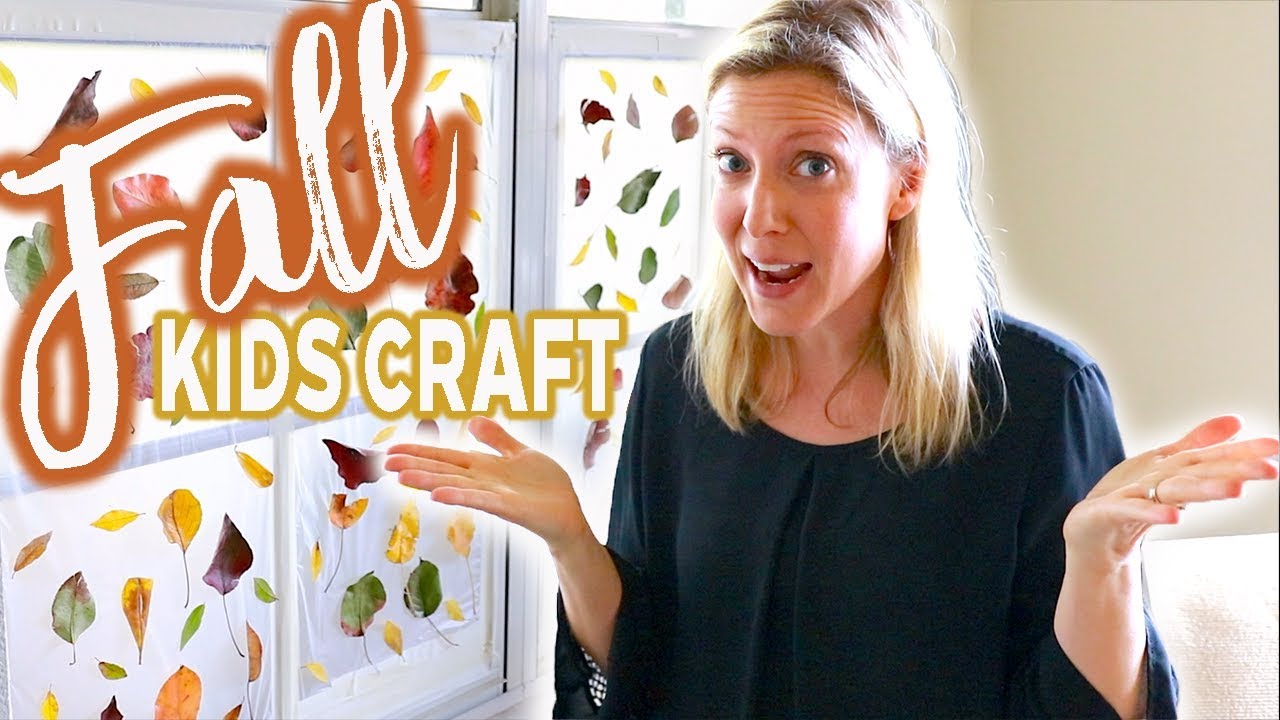 FALL KIDS CRAFT || Cheap, Easy & Fun! - YouTube