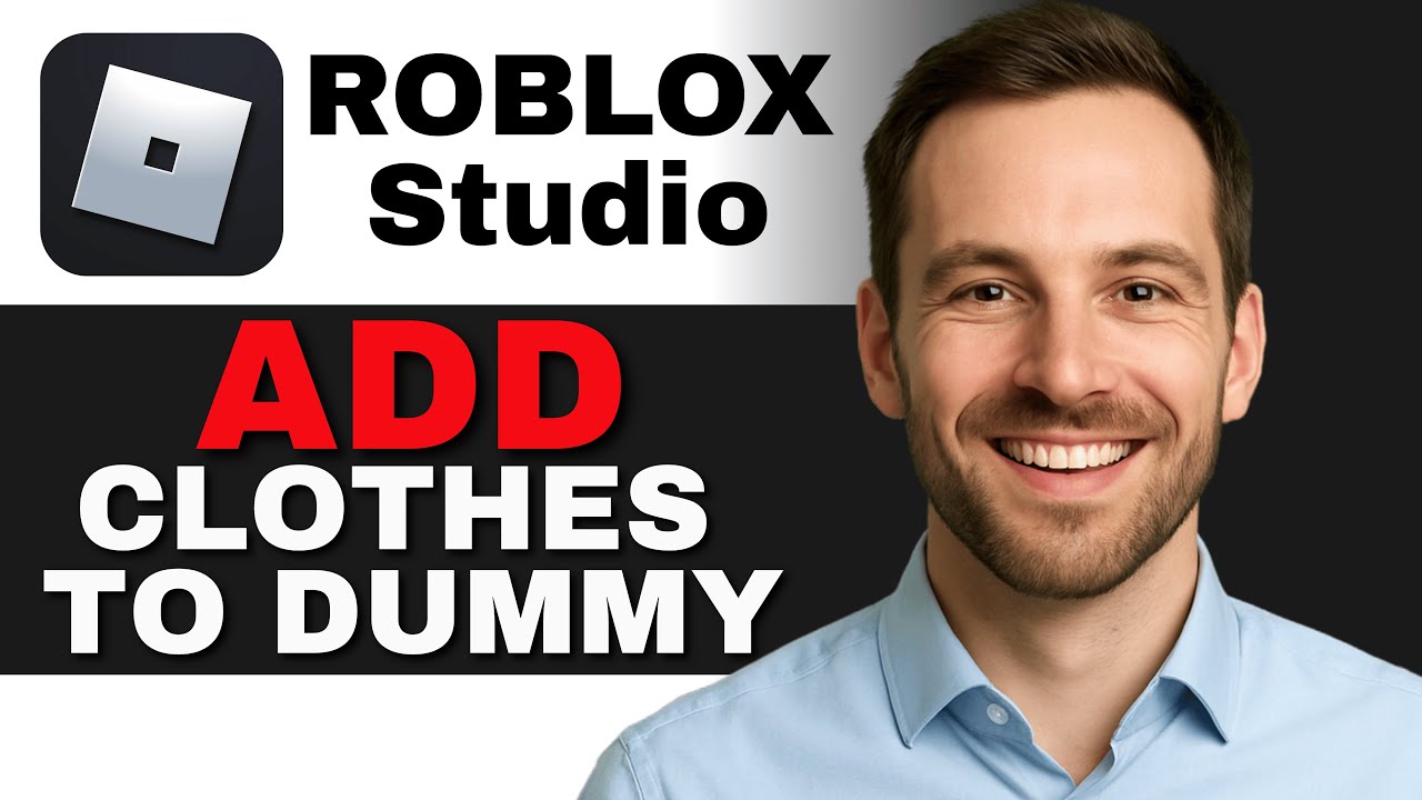 How To Add Clothes To a Dummy in Roblox Studio 2025 (EASY GUIDE) - YouTube