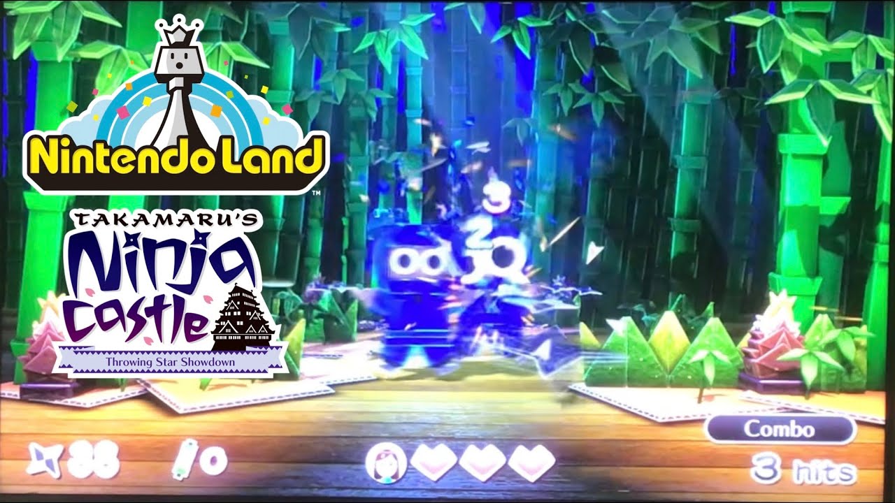 Playing Takamaru's Ninja Castle in Nintendo Land - YouTube