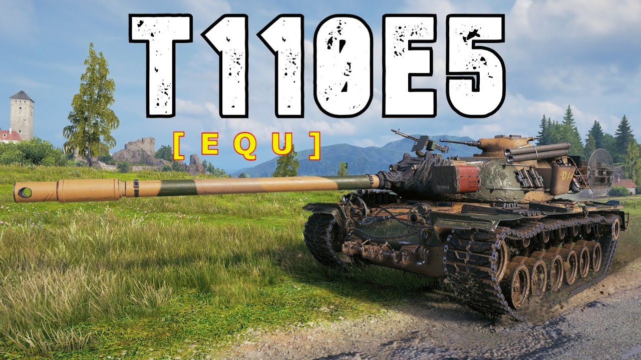 World of Tanks T110E5 - 7 Kills 10,5K Damage - YouTube