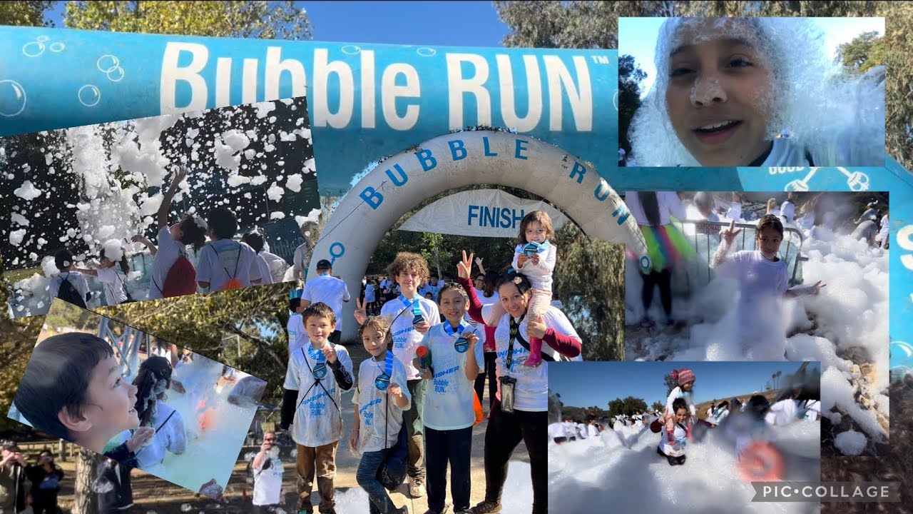 BUBBLE RUN 2022 / WEEKEND IN IRVINE #BUBBLERUN2022 #FUN #FAMILY #KIDS - YouTube