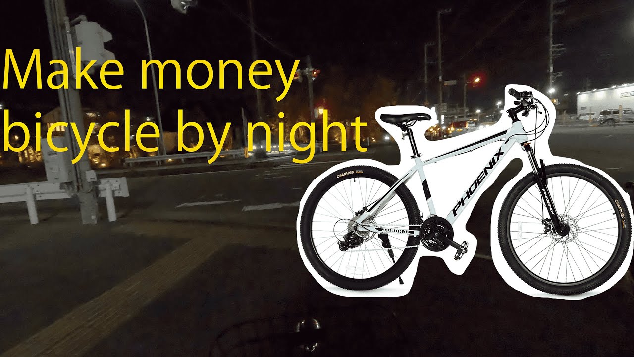 #4KVLOGTV make money bicycle by night - YouTube