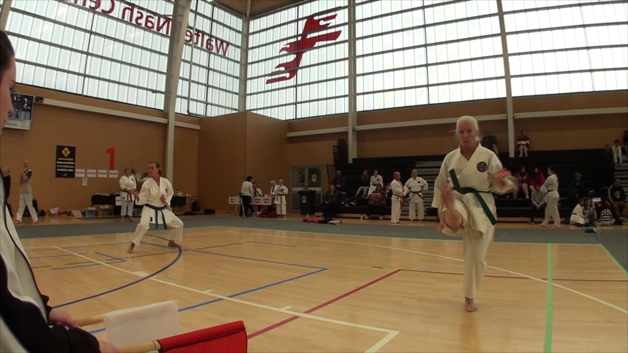 gkr nz nats 2019 10 20 r3 45 54yrs female 6th 4th kata 01b saifa saifa ...