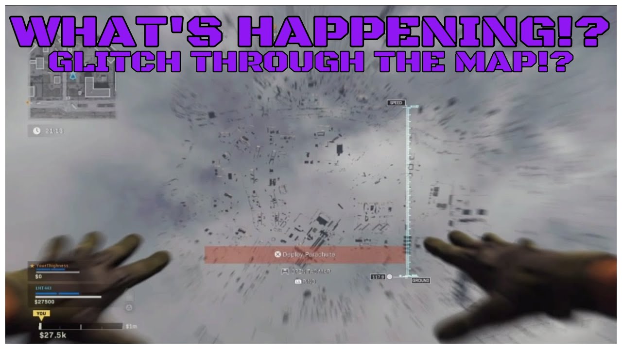 COD WARZONE PLUNDER - FLYING THROUGH THE MAP GLITCH! - YouTube