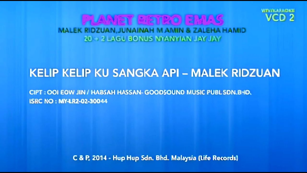 Malek Ridzuan - Kelip Kelip Ku Sangka Api (Official Karaoke Video) - YouTube