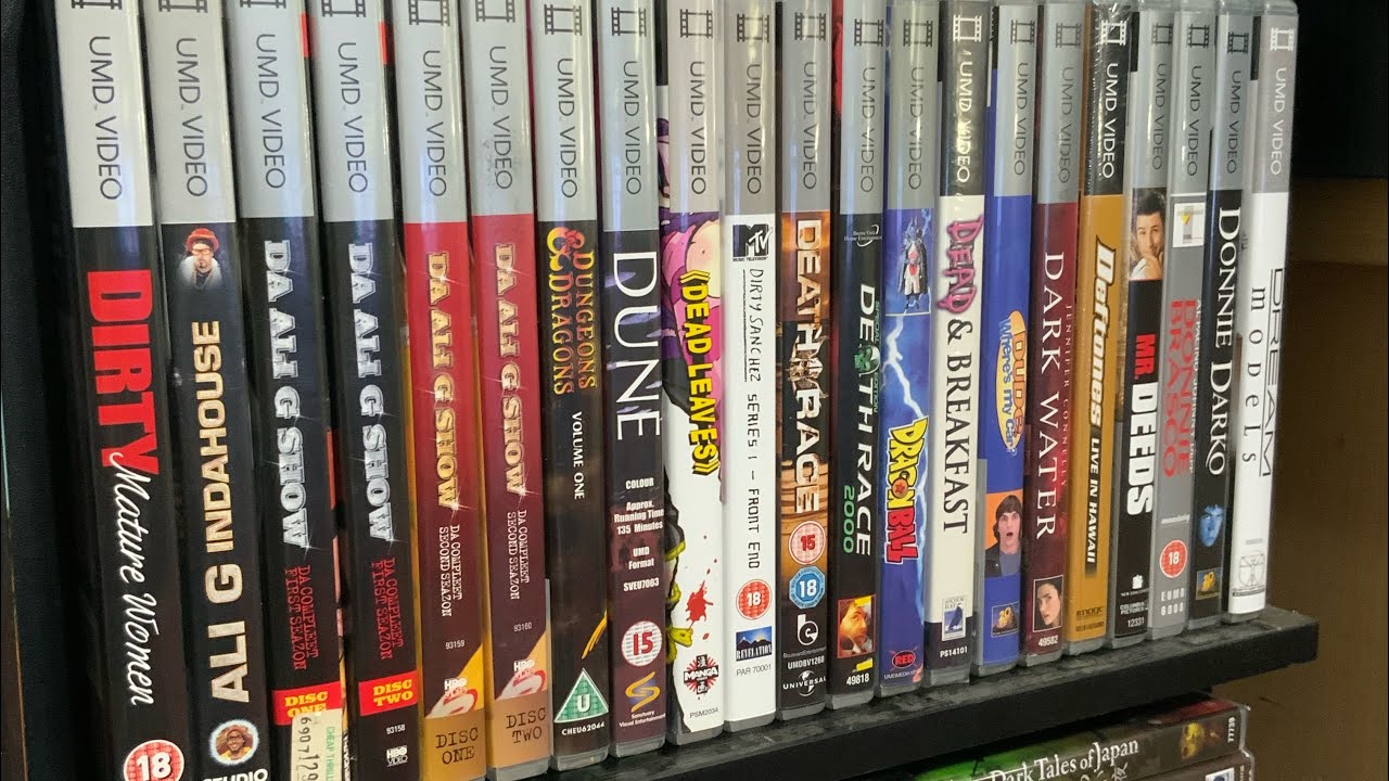 Psp umd movie collection part 14 - YouTube