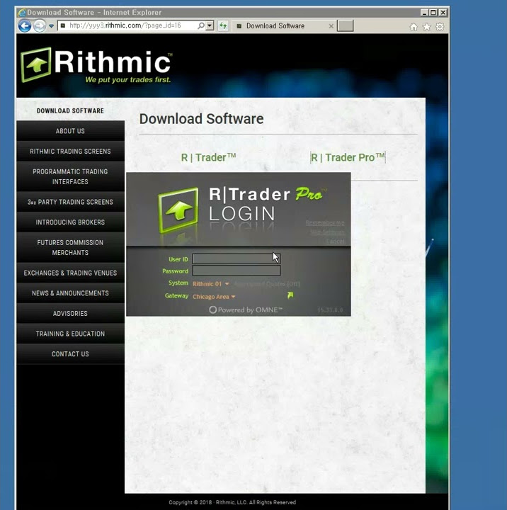 Rithmic Trader Pro download setup - YouTube