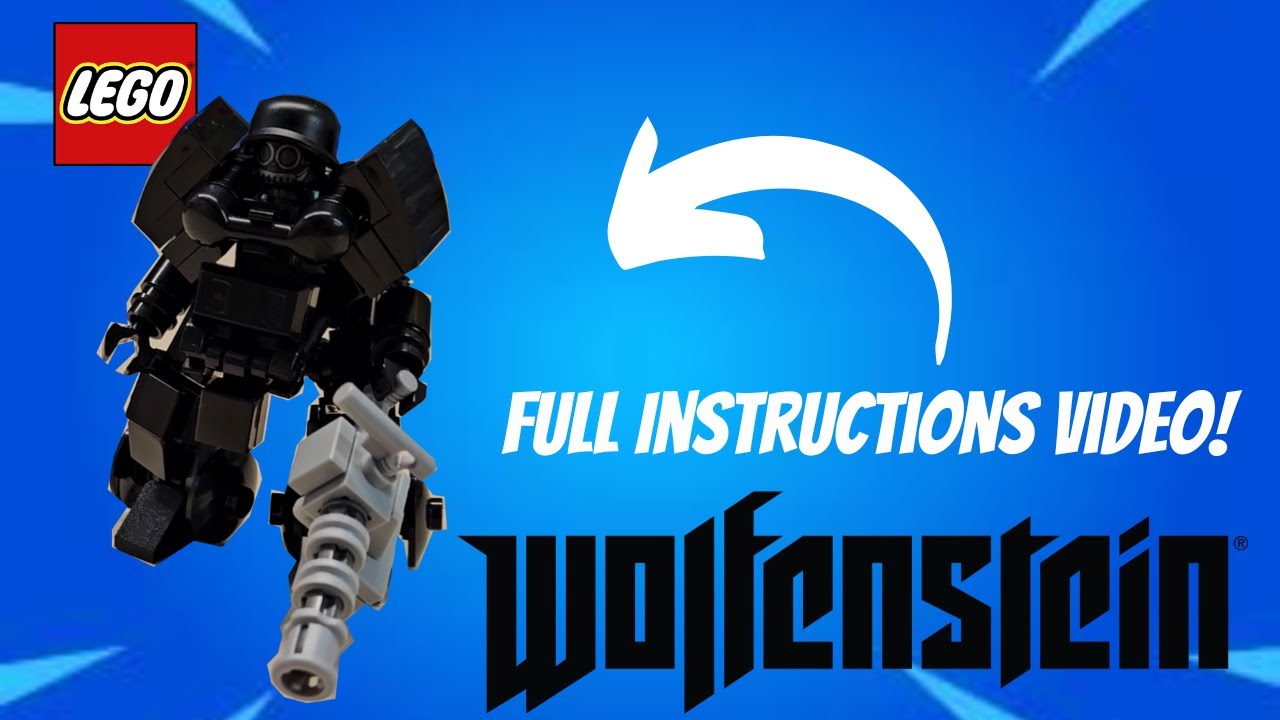 Lego Wolfenstein Super Soldier Complete Instructions - YouTube