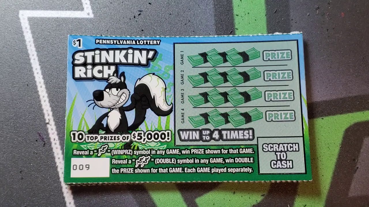 Friday Fast Five. Stinkin Rich. Lottery Scratch Tickets - YouTube