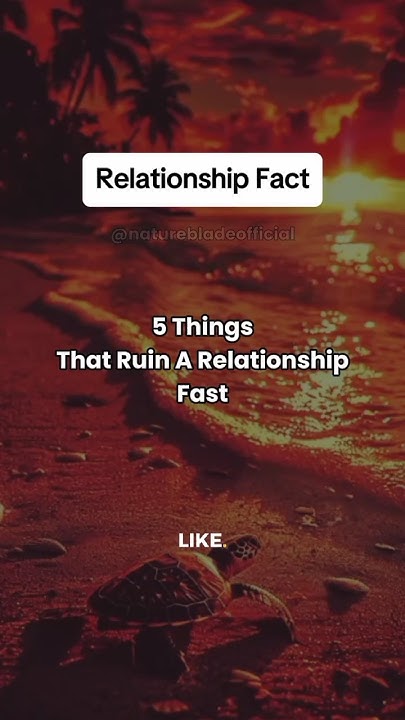 4 things that ruin a relationship fast #subscribe #psychologyfacts #shortvideo #viralvideo - YouTube
