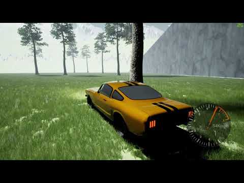 My First UE4 Project - Ray Cast Car. - YouTube