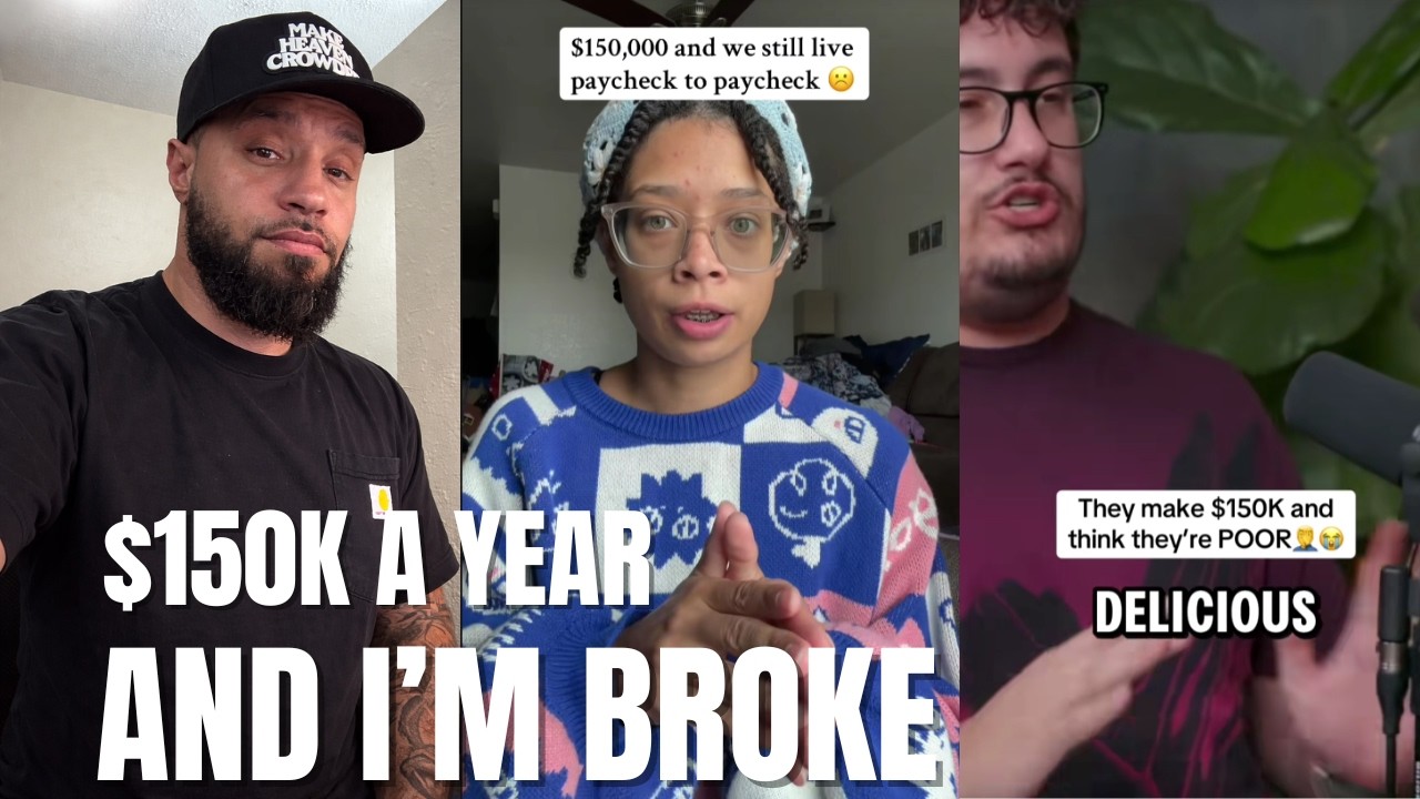 I make $150k a year and live check to check - YouTube