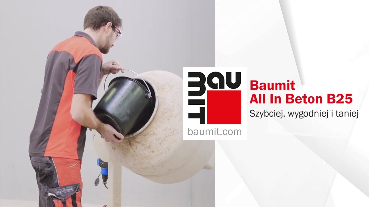 Baumit ALL IN Beton B25 – jedyny taki beton w Europie | Baumit Polska ...