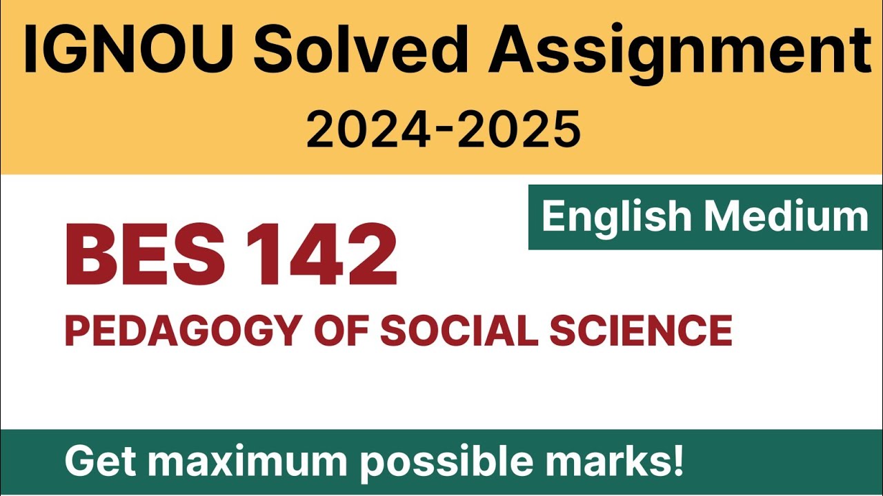 IGNOU BES 142 Solved Assignment 2024-25 PDF Download | IGNOU B.Ed 1st ... IGNOU BES 142 Solved Assignment 2024-25 PDF Download | IGNOU B.Ed 1st ...