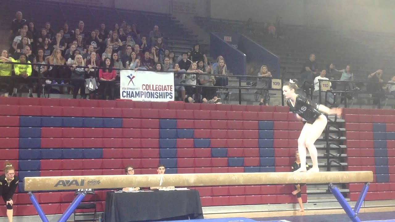 LU @ Nationals Team Final: Hannah Rector (Beam) - YouTube