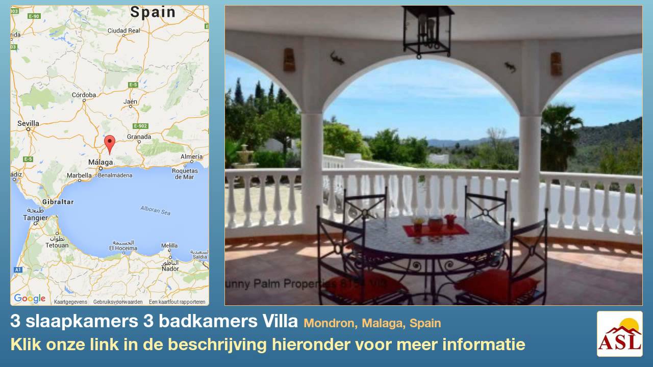 3 slaapkamers 3 badkamers Villa te Koop in Mondron, Malaga, Spain - YouTube