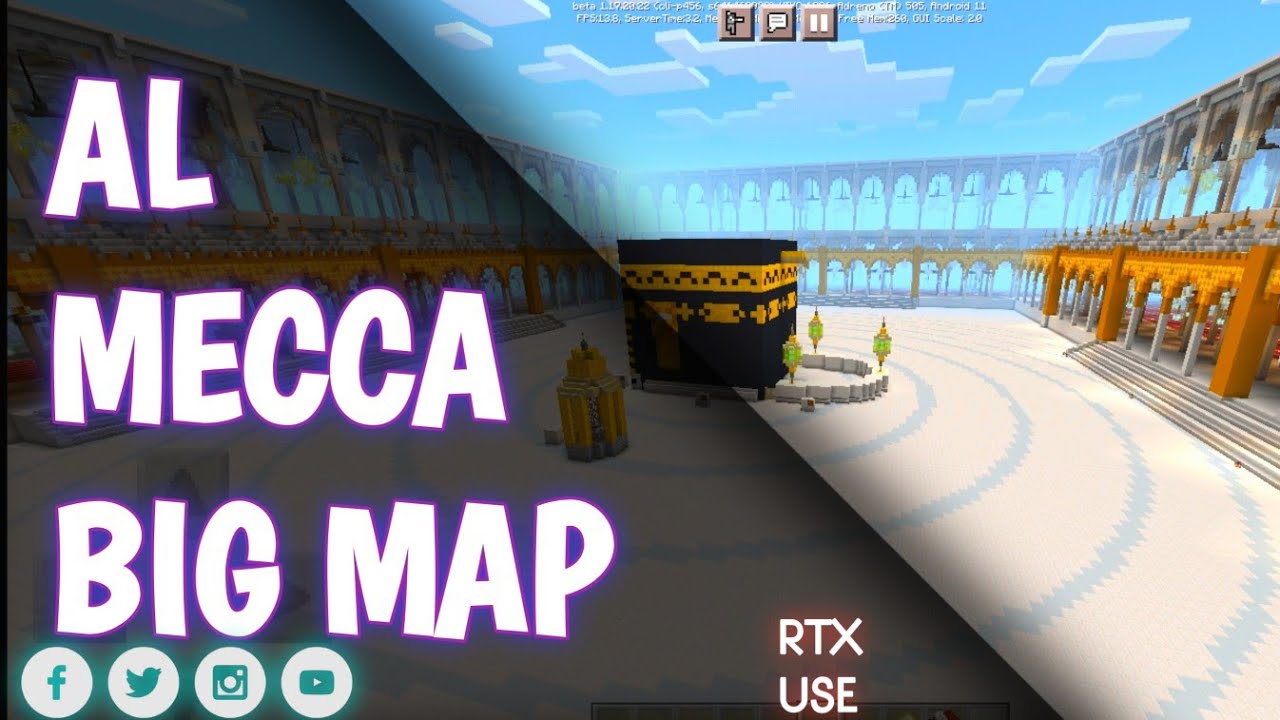 Minecraft Full Mecca Map - YouTube