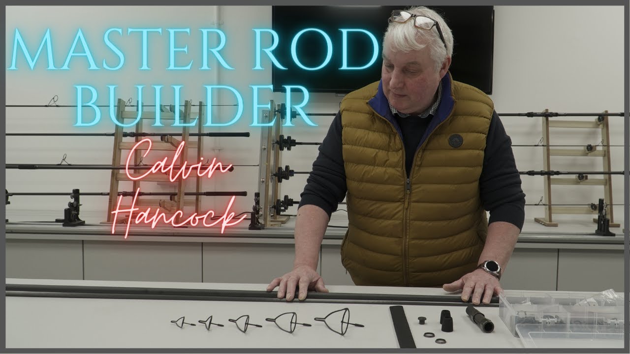 Master rod builder Calvin Hancock builds a Harrison Advanced Carp rod ...