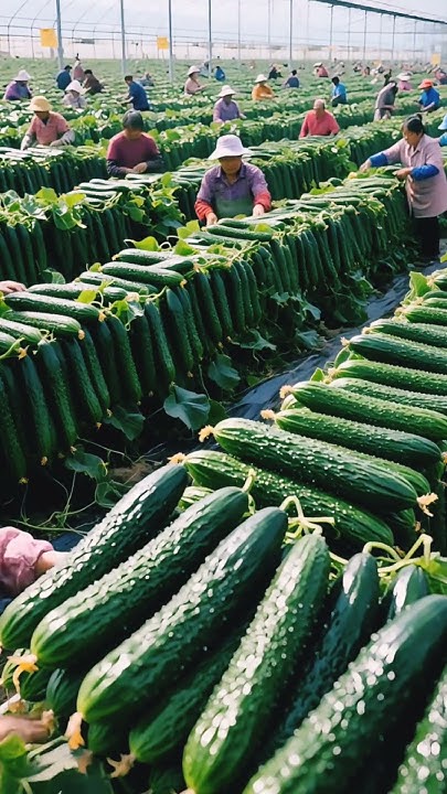 Amazing cucumber farming #farming #usafarming - YouTube