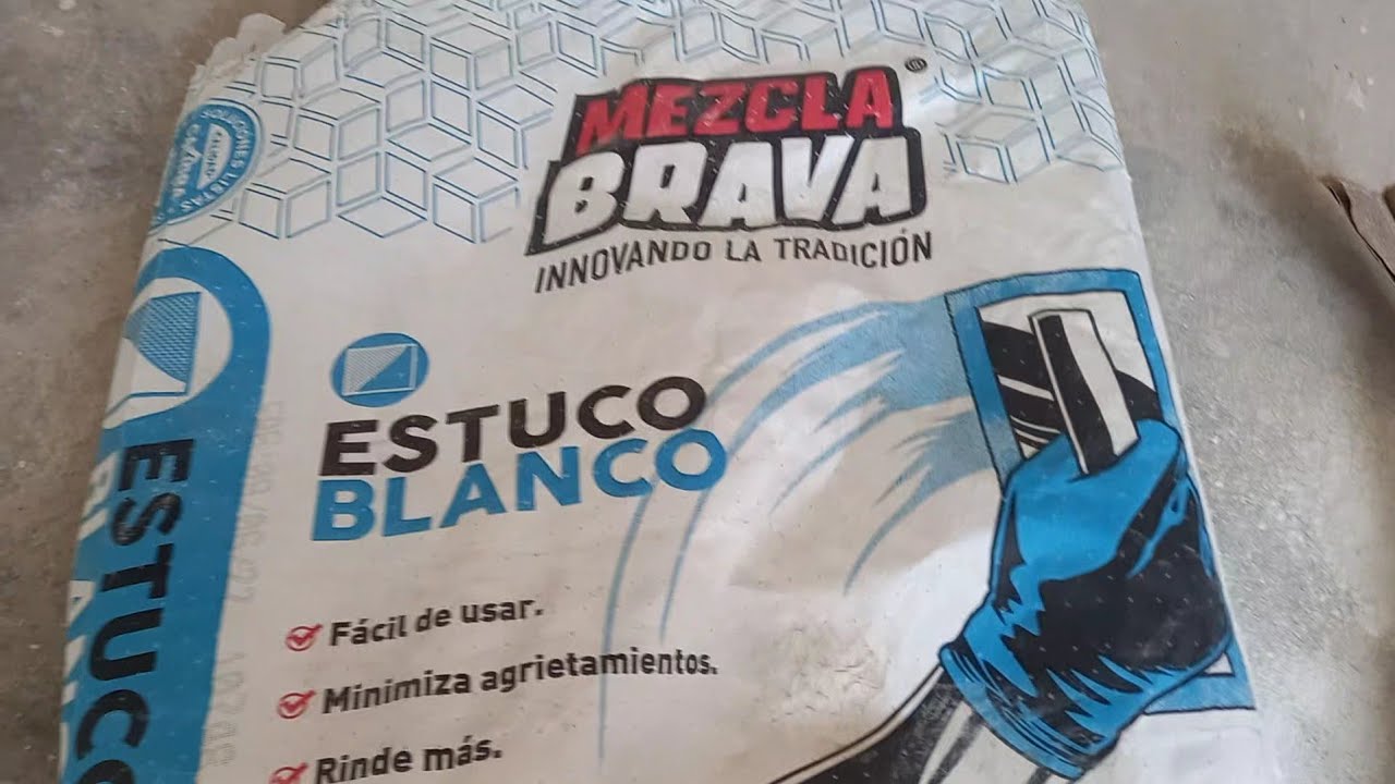 ESTUCO BLANCO (MEZCLA BRAVA) - YouTube