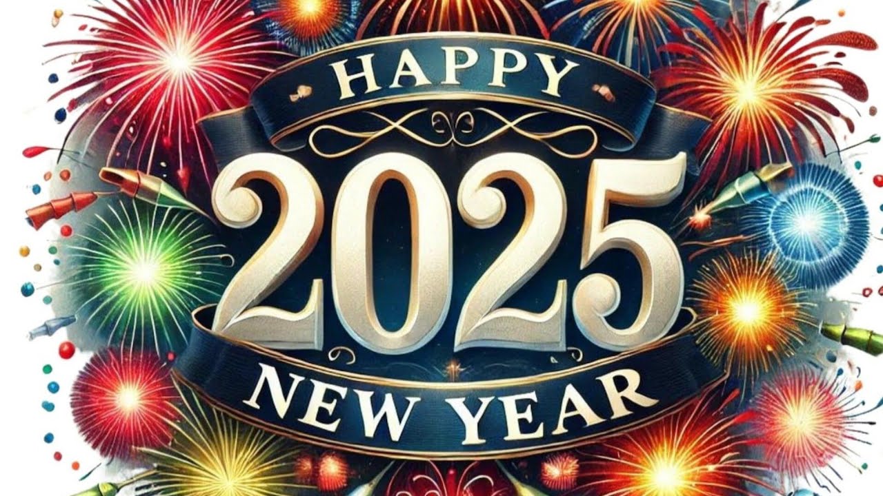 Happy New Year 🎈 Bonne Année 2025 🎉Feliz Ano Novo - YouTube