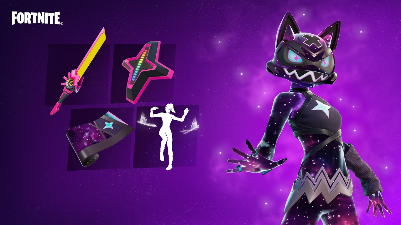 *NEW* GALAXY CROSSFADE SKIN & BPM BREAKDOWN EMOTE | FORTNITE - YouTube