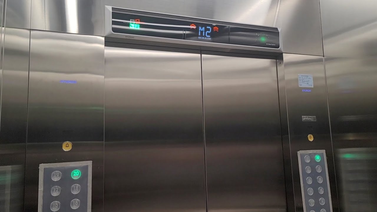 [2019 WBLX] 서울시 중구 을지한국빌딩 현대엘리베이터 WBLX (5호기) - YouTube