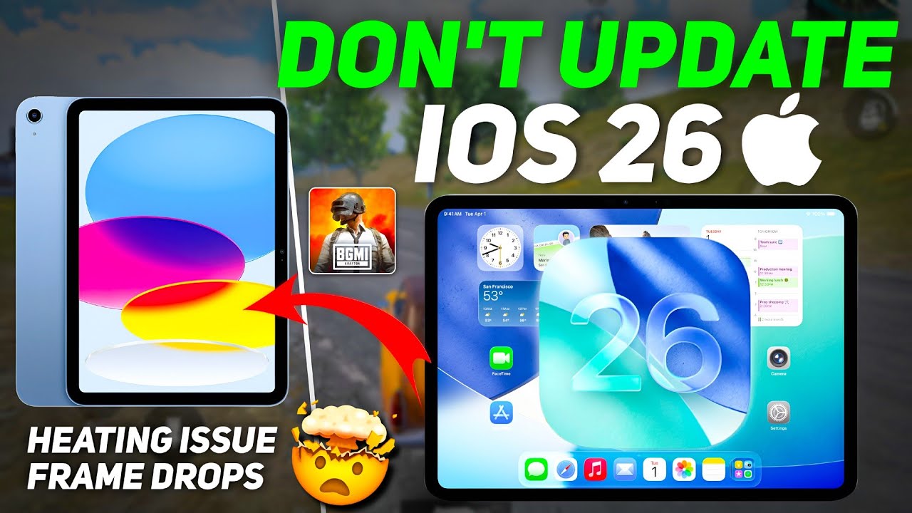 Don’t Update iOS 26 for BGMI 🔥 | Heating + Frame Drops Tested | Best ...