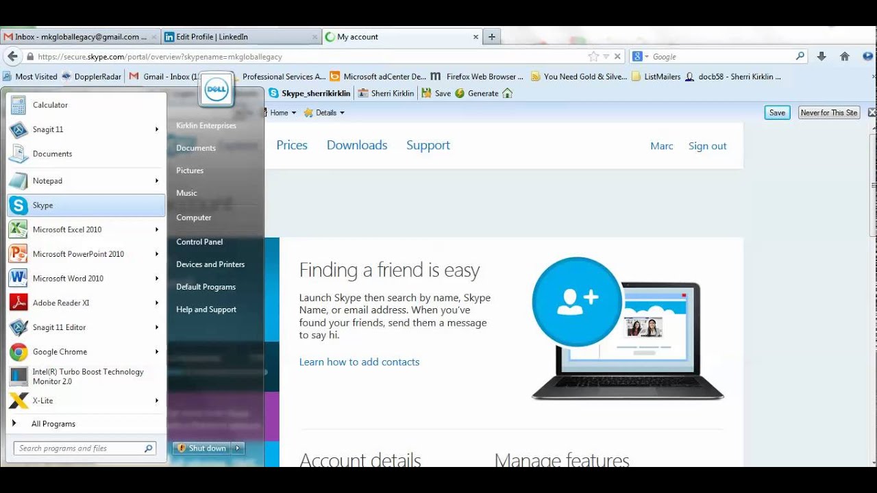 How To Create Skype Account - YouTube
