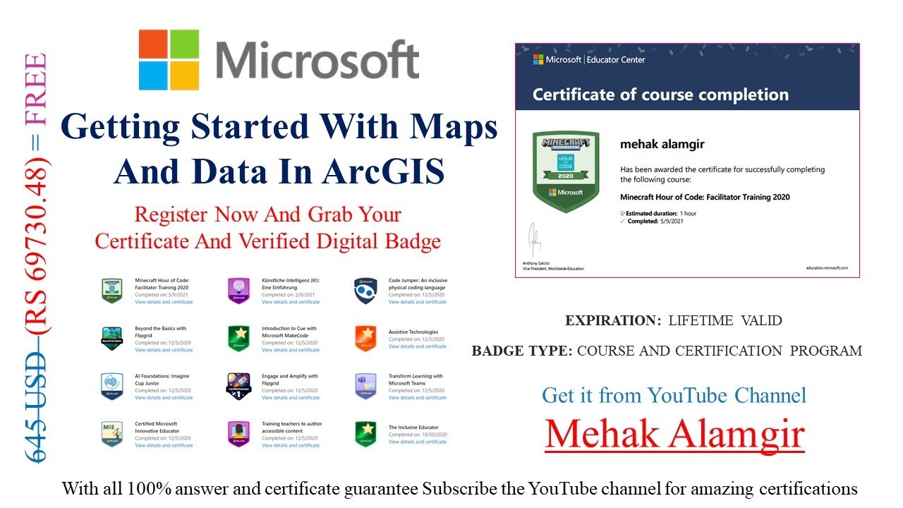 Microsoft Free Certificate | Microsoft Educator Center Free Online ...