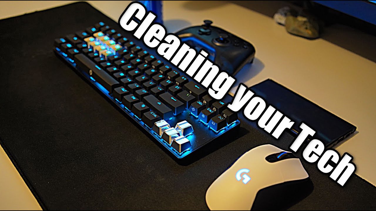 How to Safely Clean your Mechanical Keyboard and Gaming Setup - YouTube