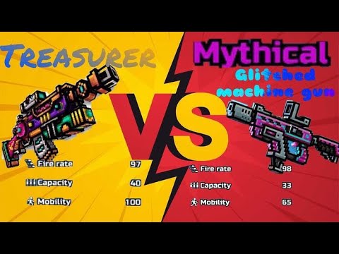 PG3D MYTHICAL GLITCHED MACHINE GUN DAMMAGE TEST ITS MORE OP THAN ...