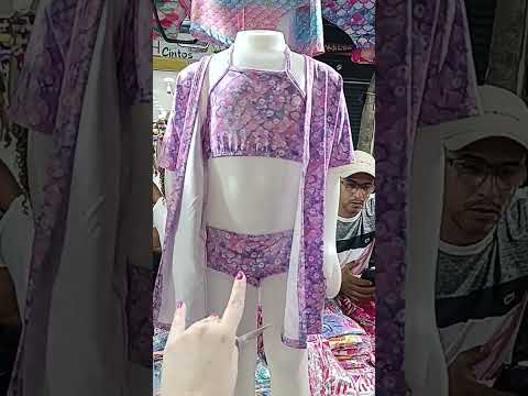 moda praia infantil masculino e feminino na feirinha da madrugada do Brás, contato no vídeo