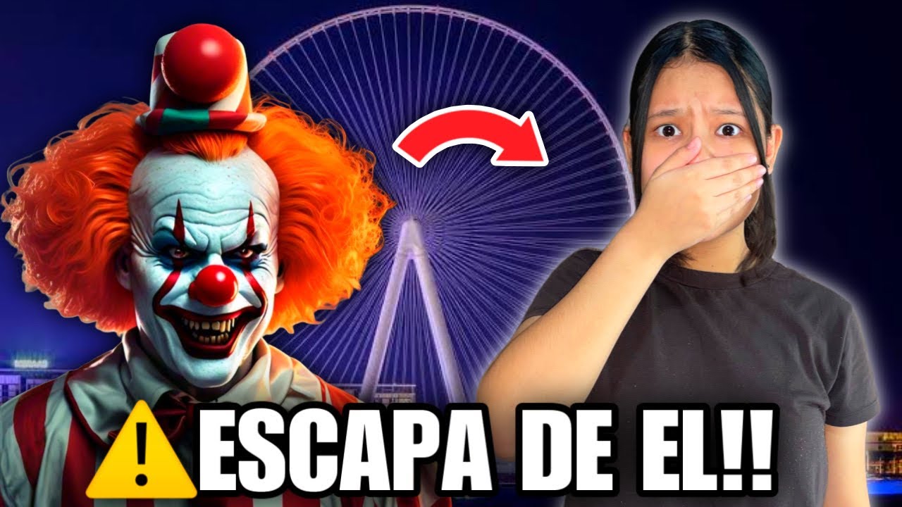 ESTE PAYASO MALVADO ME QUIERE ATRAPAR!!🤡 ESCAPA DE EL EN ROBLOX| Regina ...