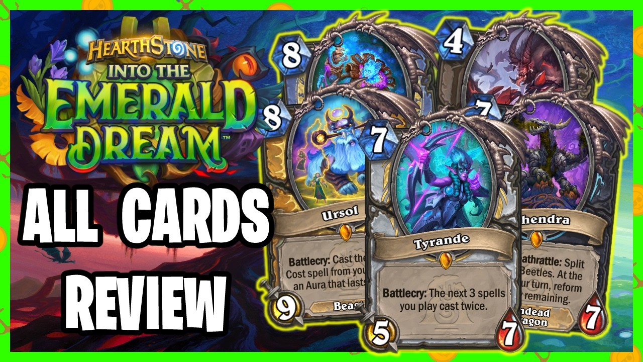FULL Into the Emerald Dream Card Review! Hearthstone - YouTube