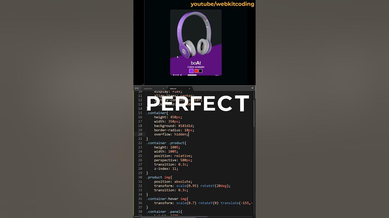 Music Product Card Html And Csstime Lapse Shorts Youtube