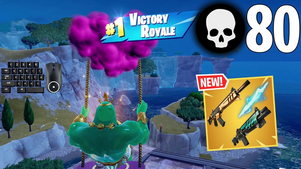 80 Elimination Solo vs Squads Wins Gameplay (NEW Fortnite Chapter 5 ...