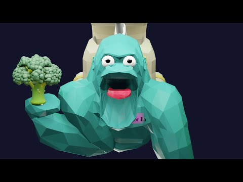 Eating broccoli in animal company - YouTube