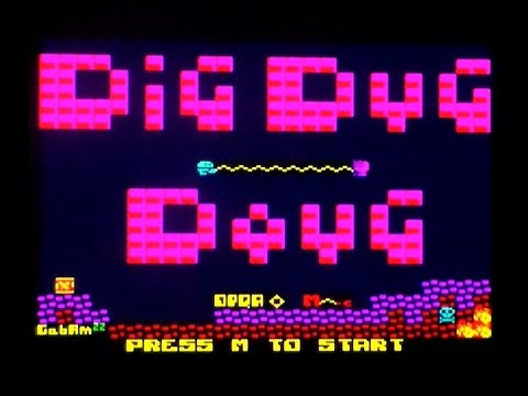 Dig Dug Doug (2023 Homebrew) On ZX Spectrum - YouTube