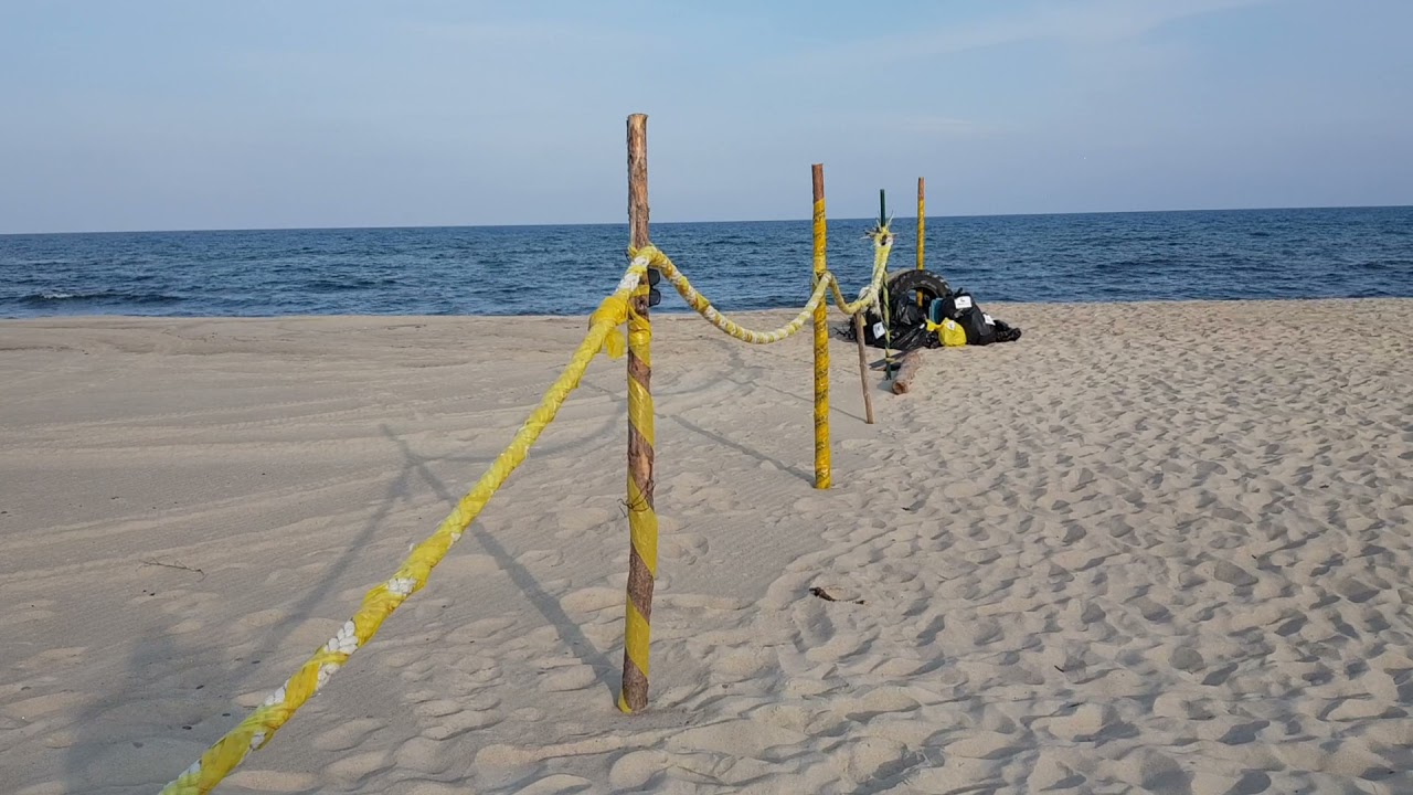 Nida, Lithuania, The Lithuanian Border with Russia on The Baltic Sea ...