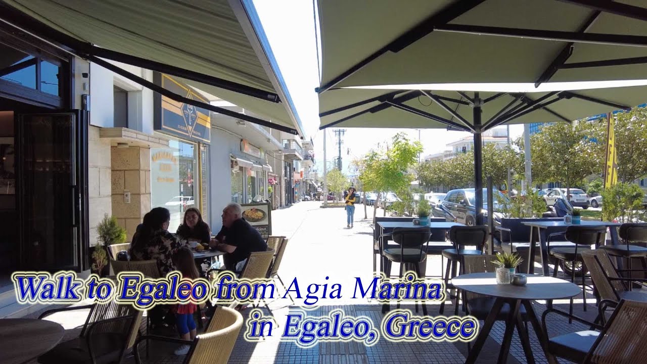 Walking in Greece. Walk to Egaleo from Agia Marina in Egaleo. ORANGE ua ...