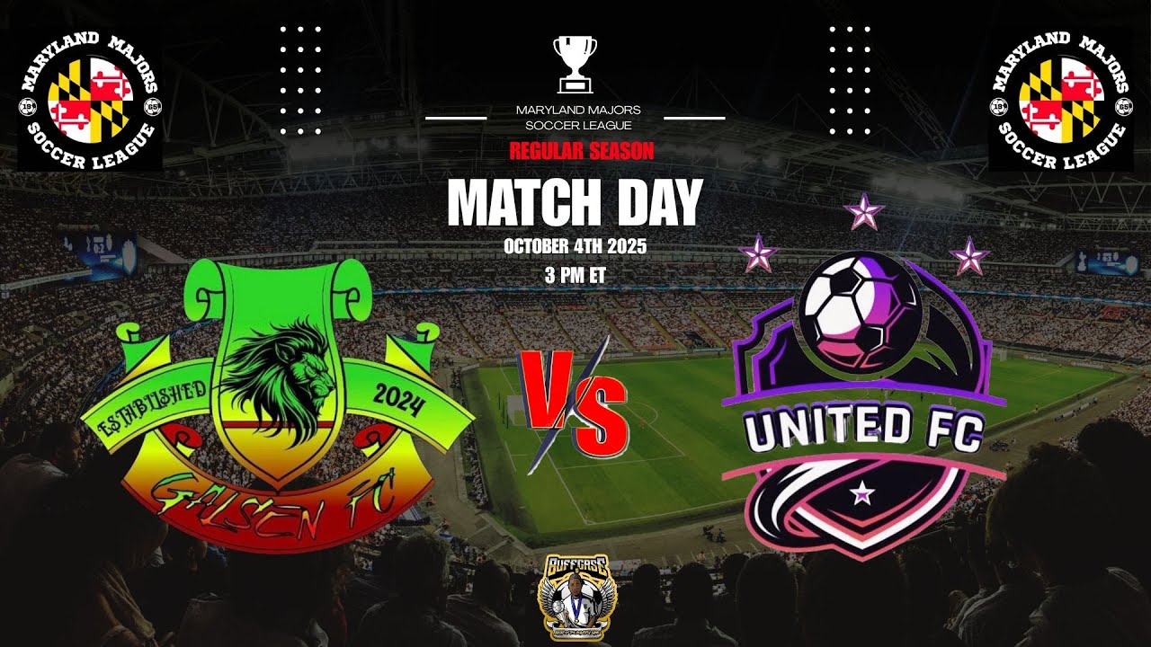 MMSL: GALSEN FC vs SILVER SPRING UNITED 10/5/25 - YouTube