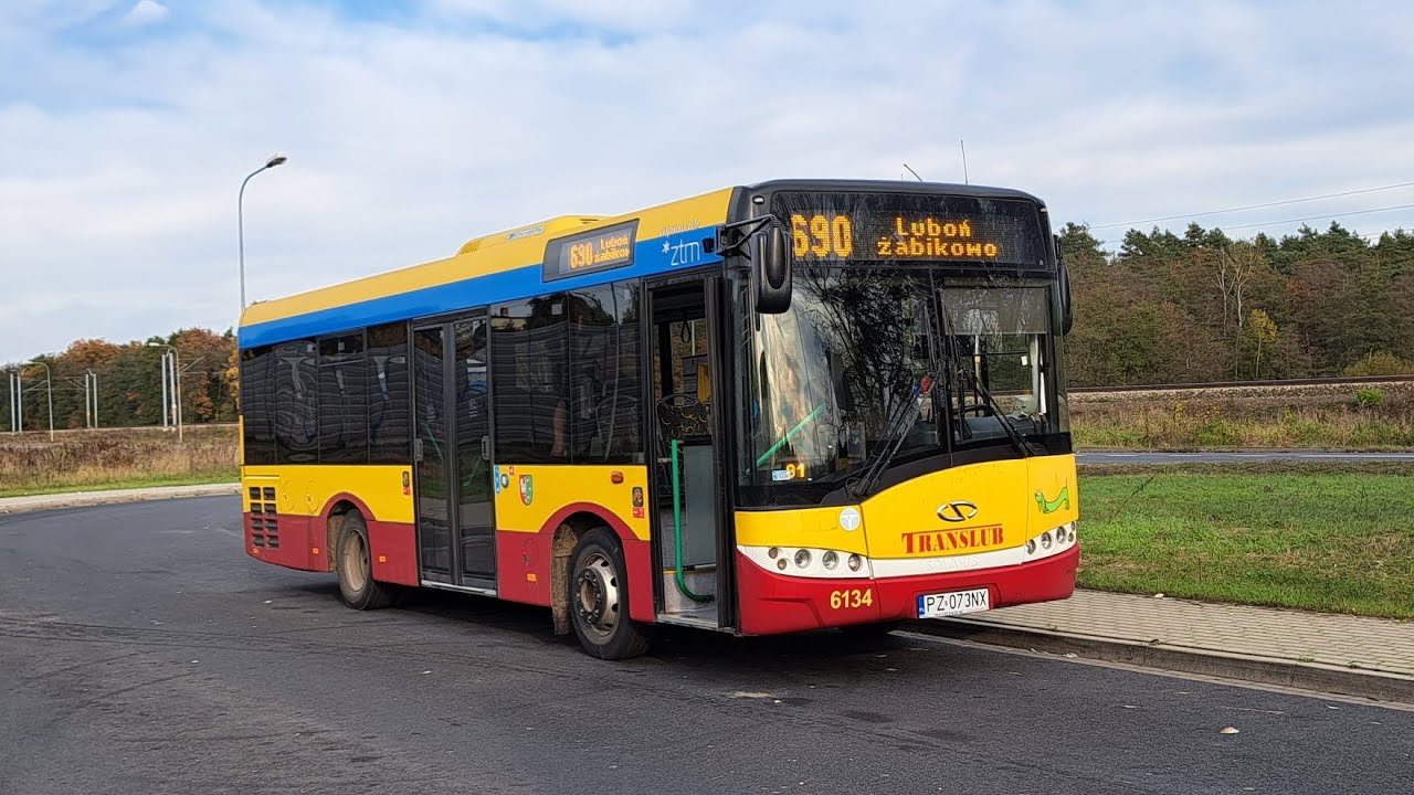 TransLub Luboń | Linia 690 | Solaris Urbino 8,9 III Alpino | Kierunek ...