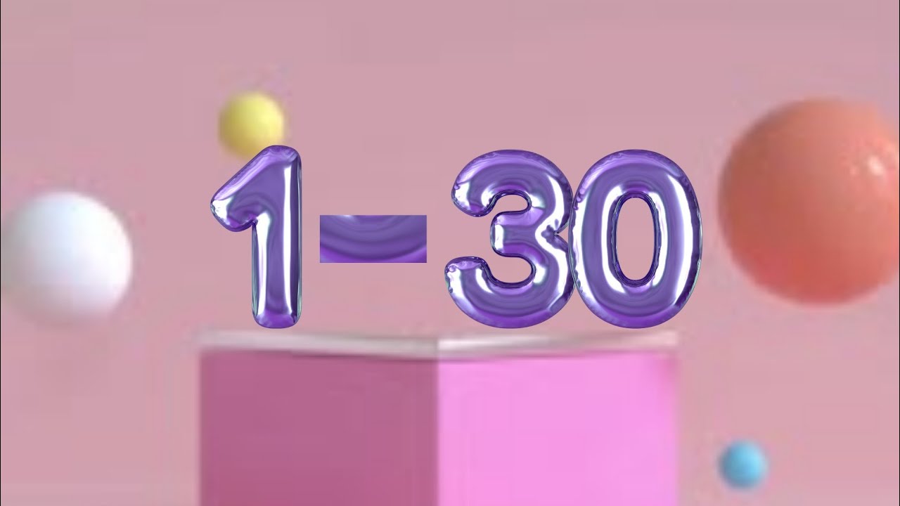 let's learn numbers| learn numbers with color balls | learn numbers for ...