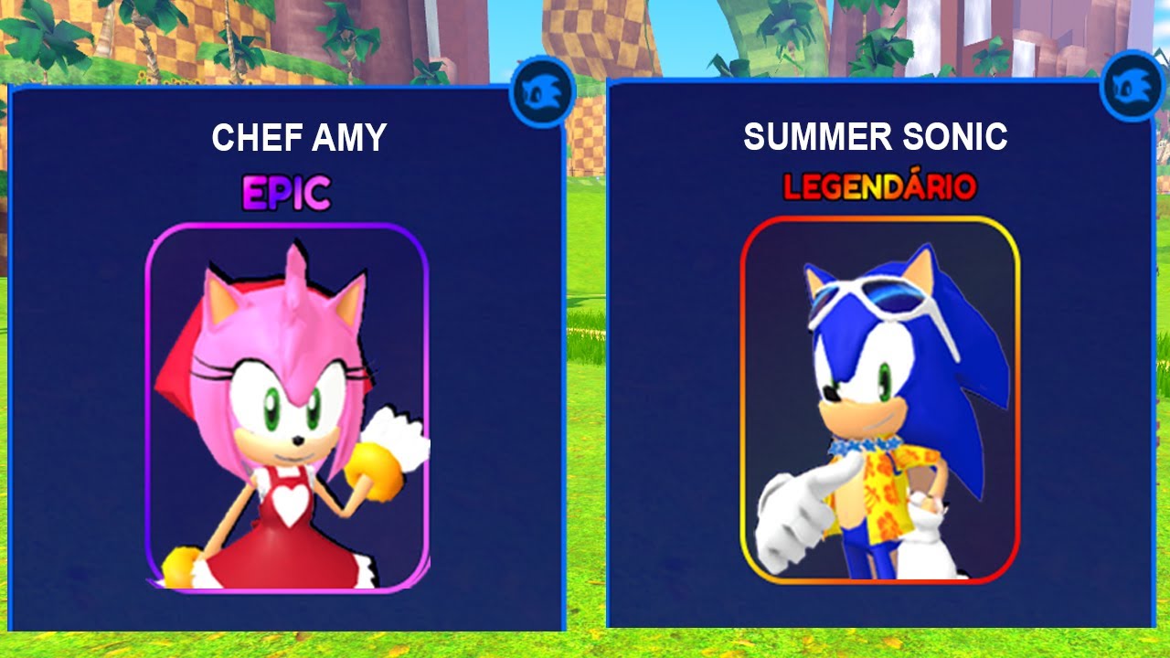 COMO DESBLOQUEAR A SKIN DA CHEF AMY E SONIC SUMMER RAPIDO NO SONIC ...